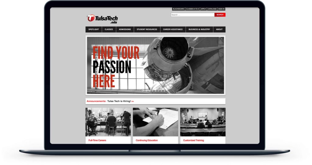 Tulsa Tech Website - Rhom Creative Marketing Agency